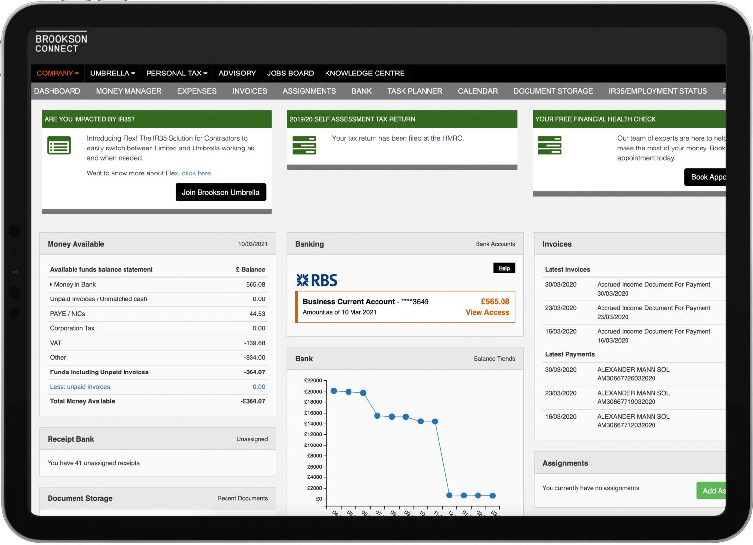 Contractor / Freelancer - Brookson