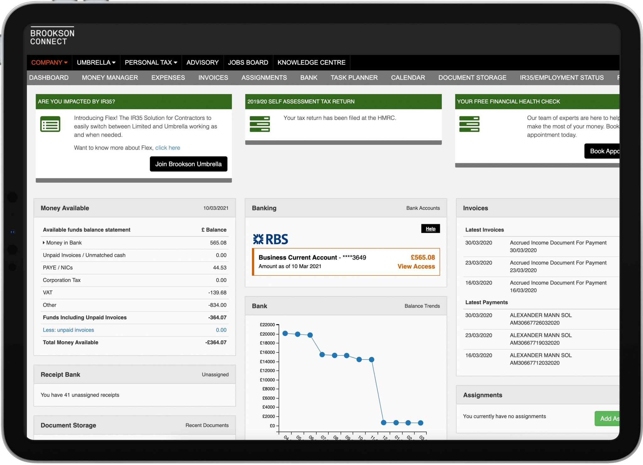 Contractor / Freelancer - Brookson